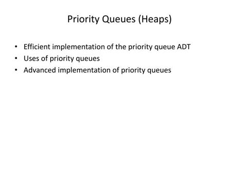 Ppt Priority Queues Heaps Powerpoint Presentation Free Download Id2627199