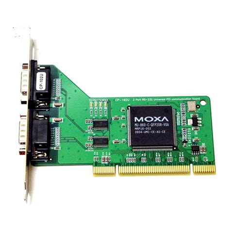 MOXA TECHNOLOGIES CP U QUICK INSTALLATION MANUAL Pdf Download ManualsLib