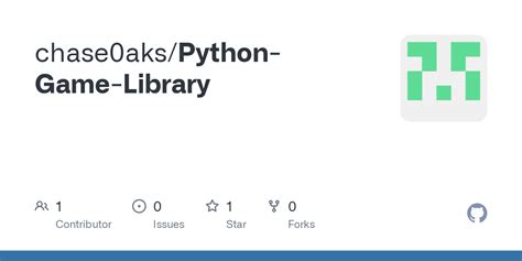 GitHub Chase Aks Python Game Library