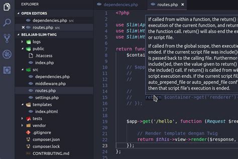 Cara Menggunakan Twig Template Engine Pada Slim Framework