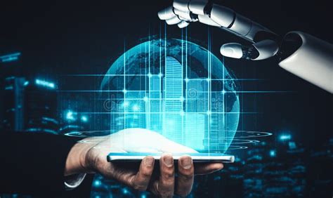 Mlp Future Artificial Intelligence And Machine Learning For Ai Droid Robot Or Cyborg Stock