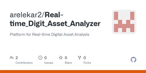 Github Arelekar2real Timedigitassetanalyzer Platform For Real Time Digital Asset Analysis
