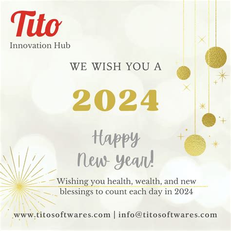Tito Softwares On Linkedin Newyear2024 Gratitude Success Collaboration Cheerstothenewyear