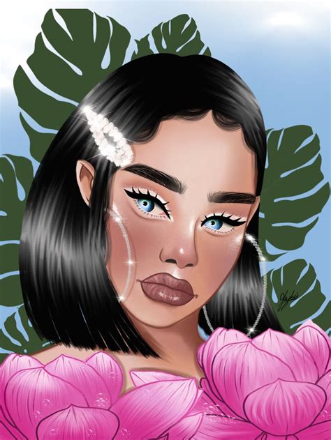 Portrait Drawing In Procreate Female Art Cute Images Portrait Drawing