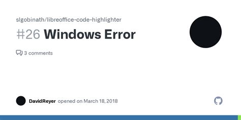 Windows Error · Issue 26 · Slgobinathlibreoffice Code Highlighter