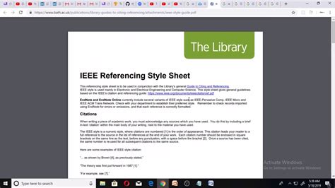 ieee referencing style youtube