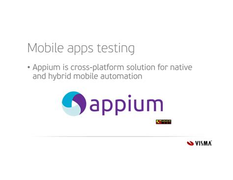 Test Automation Of Mobile Apps Ppt