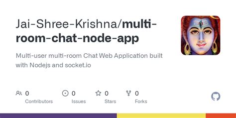 Github Jai Shree Krishnamulti Room Chat Node App Multi User Multi Room Chat Web Application