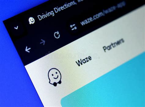 Waze Navigation App Editorial Photo Image Of Display 301781056