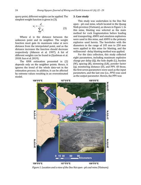 Application Of The K Nearest Neighbors Algorithm For Predicting Blast Induced Ground