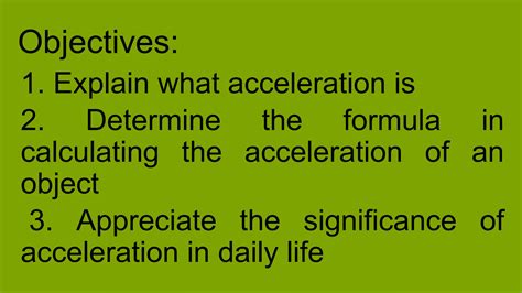 Acceleration Distance Displacement Speed A Ppt