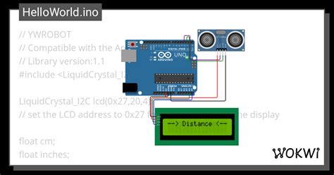 A Virtual Tape Measure Copy Wokwi ESP32 STM32 Arduino Simulator