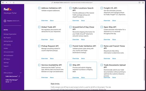 Fedex Ship Api