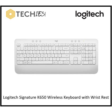 Logitech Signature K Wireless Keyboard With Wrist Rest Full Size Ble Bluetooth Or Logi Bolt