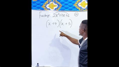 Quadratic Factoring Youtube