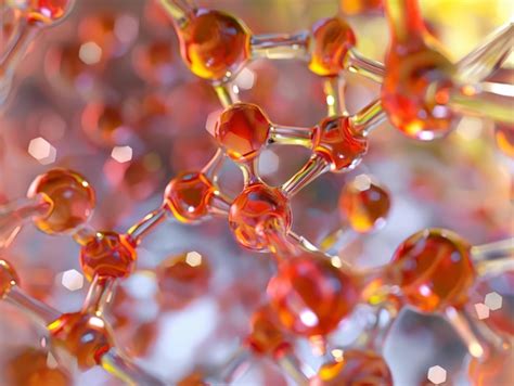 Cholesterol Molecules Cholesterol Structure Biotechnology Premium Ai Generated Image