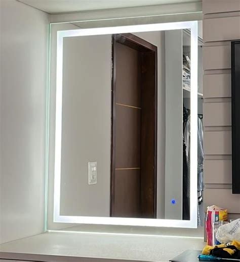 Espelho Com Led Embutido 6500k 0 80 X 1 20 Compre Direto Da Fábrica Espelhos Retroiluminados