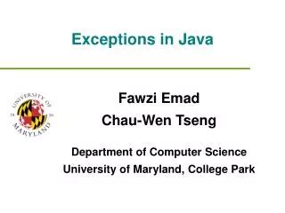 Ppt Checked Vs Unchecked Exceptions In Java Powerpoint Presentation