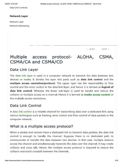 Multiple Access Protocol Pdf