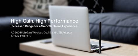 Tp Link Archer T U Plus Ac High Gain Wireless Dual Band Usb Adapter Network Hardwares