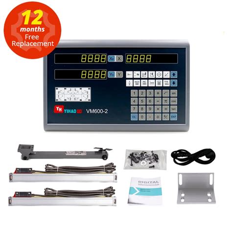 Lathe Dro Axis Digital Readout Display System Pcs Linear Encoder Linears Scale Dimensions