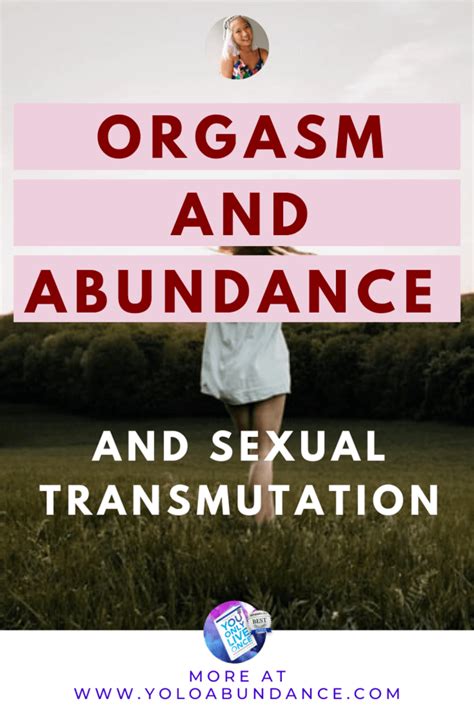Sexual Transmutation Insight