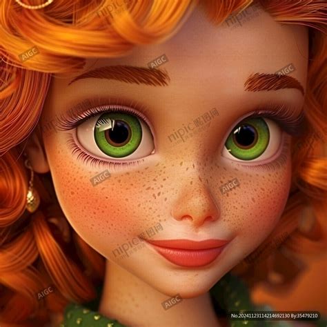 ai创作图3d卡通女孩 3d效果女孩 娃娃头像 3d布娃娃 流泪的玩具娃娃 poly风格 鼠绘卡通娃娃 3d卡通人物 黏土头像 大眼睛姑娘
