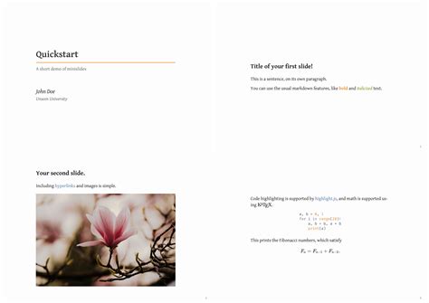 Github Sahasatvik Minislides A Script For Generating Html Css Presentation Slides From Markdown
