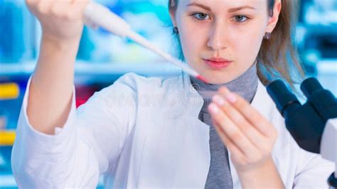 Scientist Conducting An Experiment Stock Image Image Of Accuracy