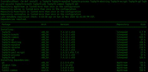 如何在centos 8中安装openlitespeed Web服务器 《linux就该这么学》