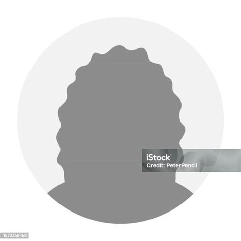 추상 아바타 실루엣 아이콘 소셜 네트워크 및 응용 프로그램에 대한 다양한 빈 얼굴 프로필 벡터 그림 가공의 인물에 대한 스톡