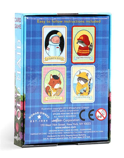 Eeboo Old Maid Playing Cards Spoiled Sweet Boutique Spoiled Sweet Boutique