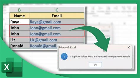 How To Find And Remove Duplicate Values In Excel Microsoft Excel Tutorial Youtube
