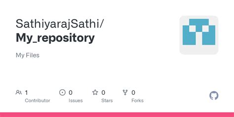 Github Sathiyarajsathimyrepository My Files