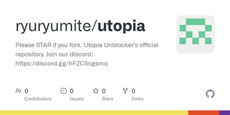 GitHub Ryuryumite Utopia Please STAR If You Fork Utopia Unblocker S Official Repository