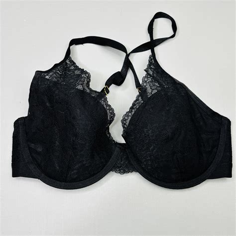 Soma Bra Womens 34d Lightest Lift Lace Plunge Underwi… Gem