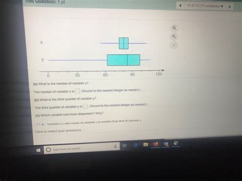 Solved His Question 1 Pt 11 Of 12 10 Complete X Y 30 60
