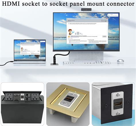 Qianrenon 4k Hdmi Rectangular Panel Adapter Hdmi 2 0 India Ubuy
