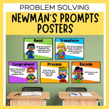 Newman S Error Analysis Posters Newman S Prompts Problem Solving