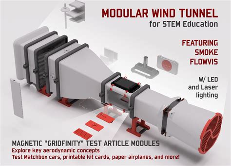 Modular Wind Tunnel For STEM Education By Jerrod H Printables Store