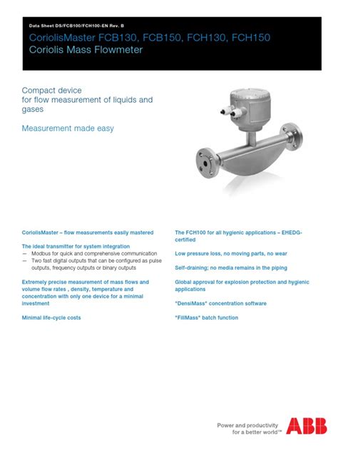 Abb Flowmeter Download Free Pdf Flow Measurement Density