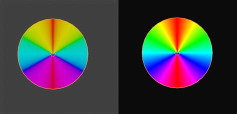 Shader Nodes Linear Interpolation Through Color Ramp Based On Angles