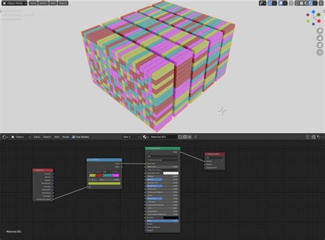 Materials How To Randomly Assign Color To Objects In An Array Blender Stack Exchange
