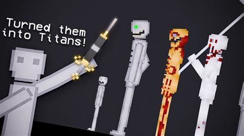 Attack On Humans People Playground Mod Youtube