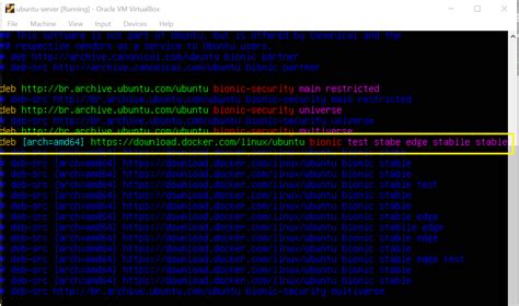 Problem To Add A Repository For Docker Ubuntu 18 04 Docker Hub