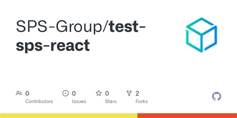 GitHub SPS Group Test Sps React