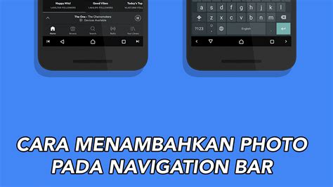 cara menambahkan foto pada navigation bar di android inwepo