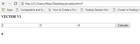 Llenar Vectores Con Datos Y Realizar Calculos En Javascript Stack Overflow En Espa Ol