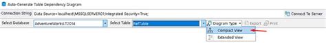 Visual Studio Auto Generate SQL Server Table Dependency Diagram