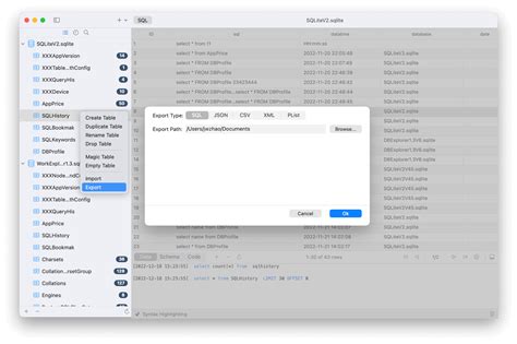Sqlite Modern Native Tool For Sqlite Database Management On Macos